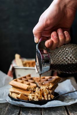 Lavender Olive Oil Waffles | California Olive Ranch