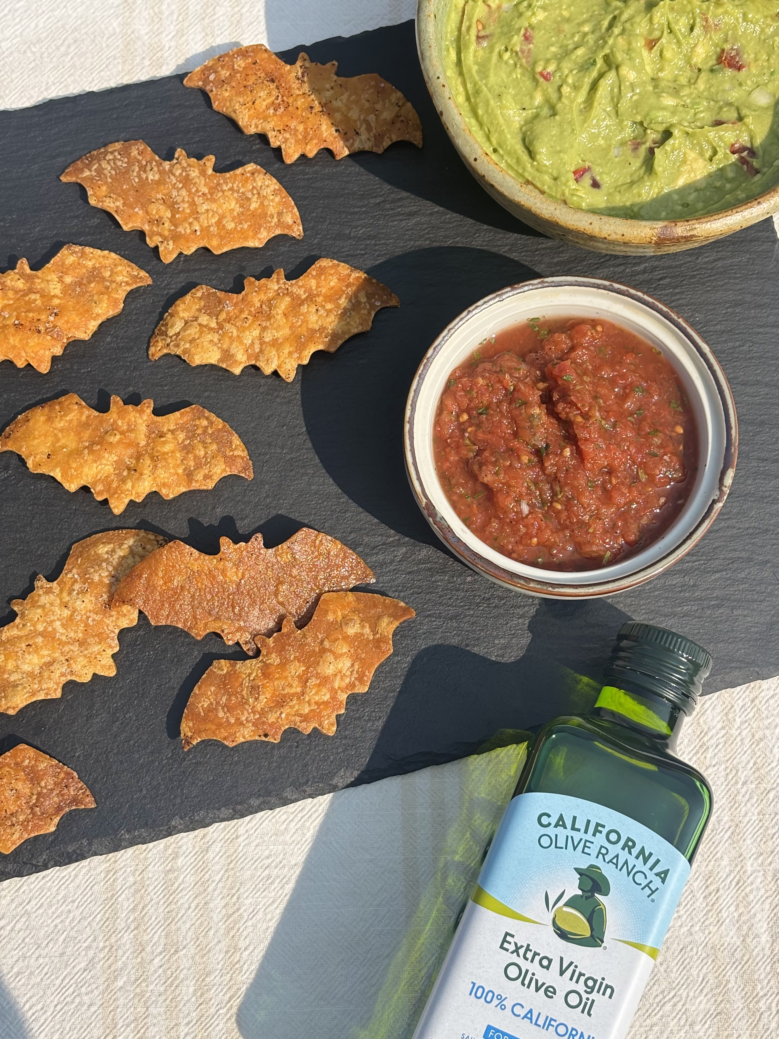 Halloween Bat Tortilla Chips | California Olive Ranch