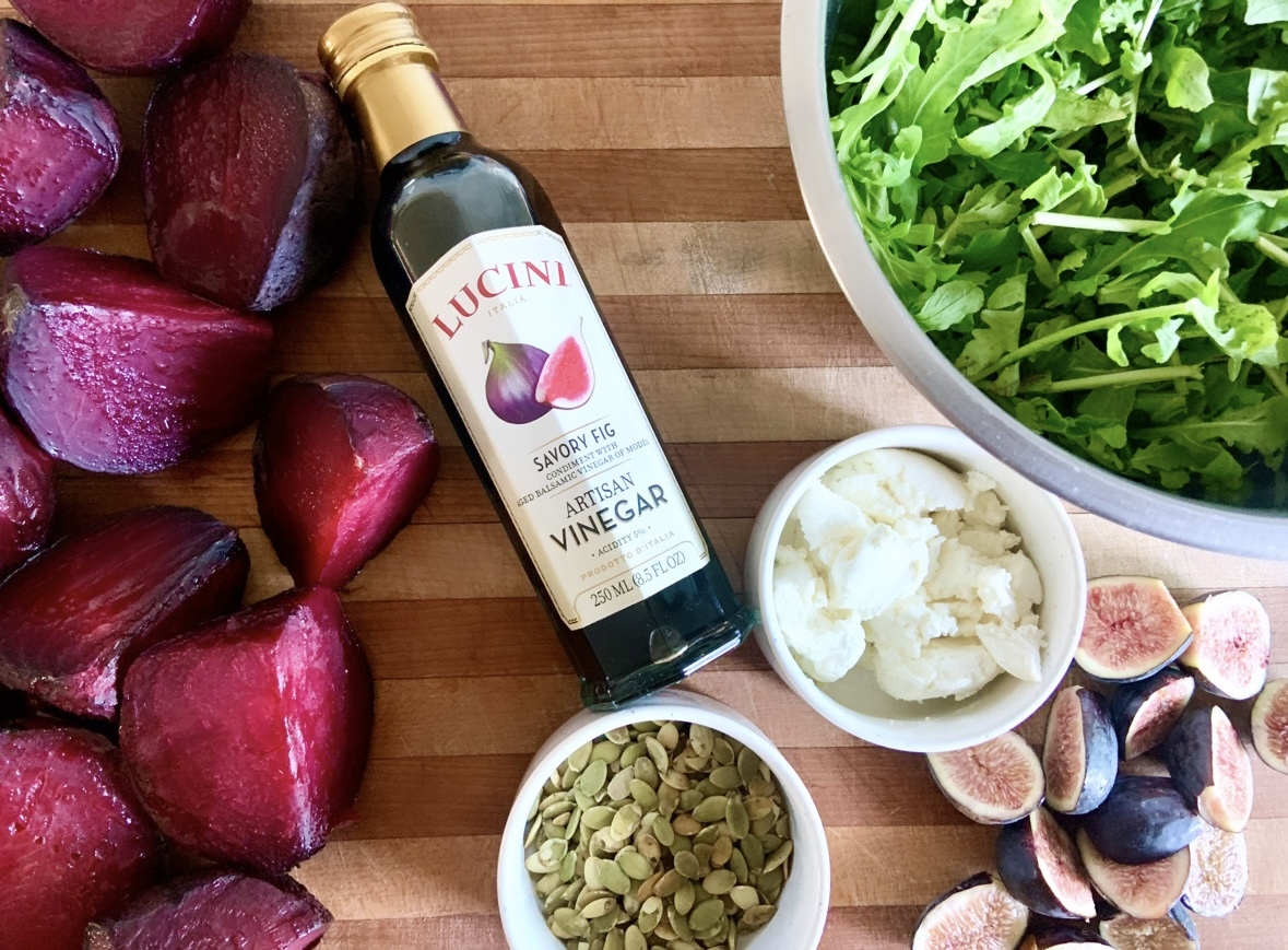 Fig, Roasted Beet and Chevre Salad | California Olive Ranch
