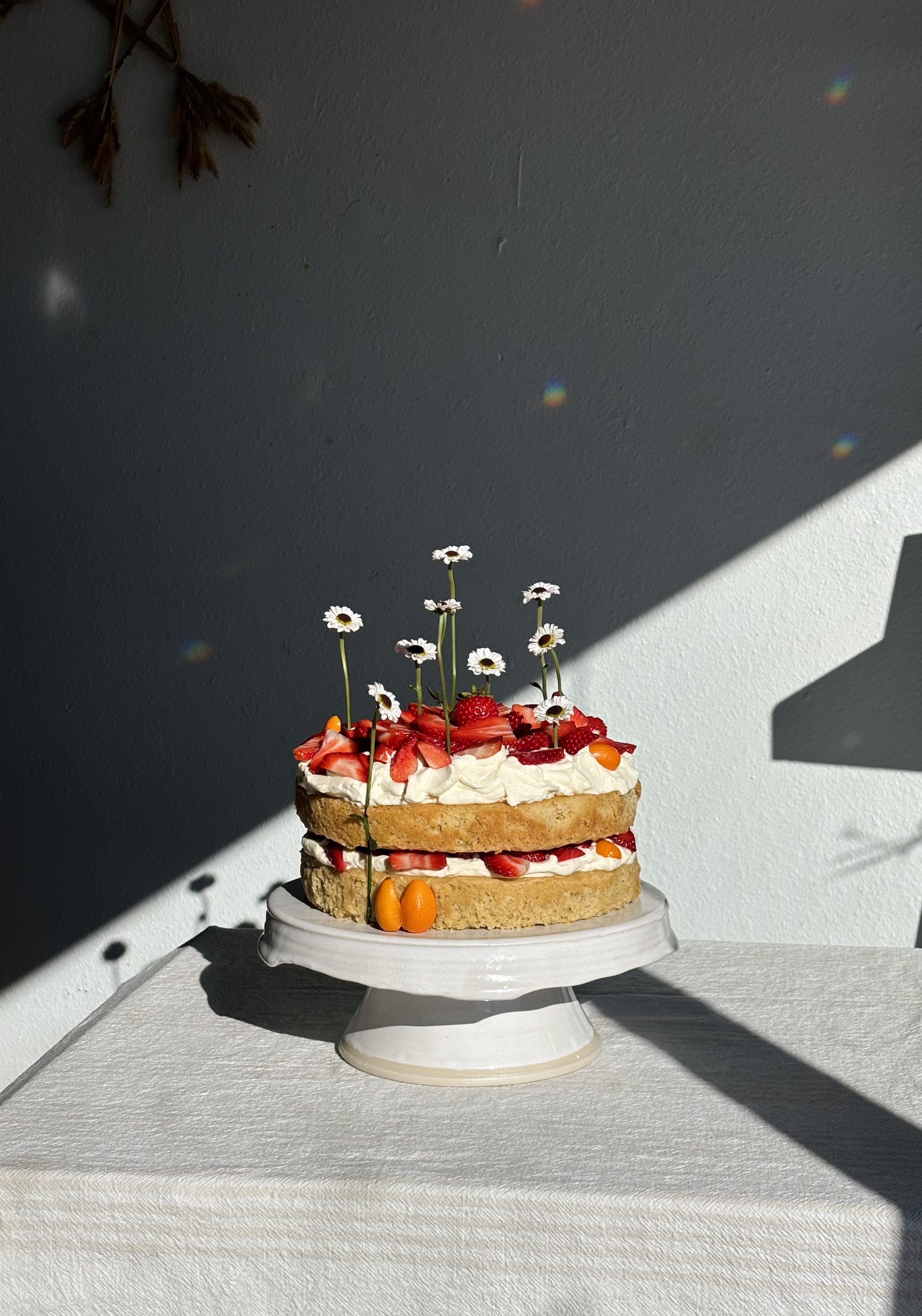 Cardamom & Vanilla Strawberry Shortcake | California Olive Ranch