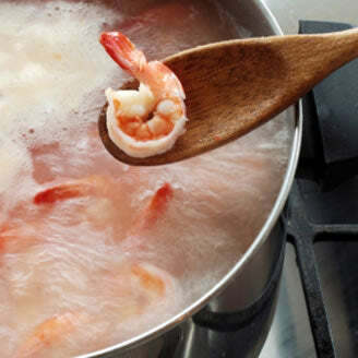 Boiled Scampi and Baby Zucchini with Fresh Tomato Sauce | California ...