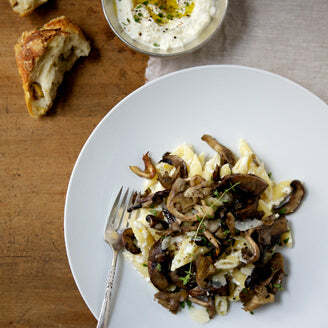 Penne with Wild Mushrooms, Lemon Scented Ricotta & Thyme | California ...